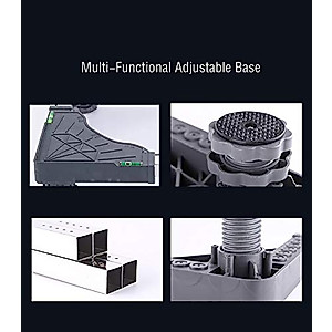 YULEMY Mini Dorm Fridge Stand Washing Machine Base Universal Mobile Base with 4 Strong Feet Multi-Functional Adjustable Pedestal for Dryer, Washer and Refrigerator (Grey)