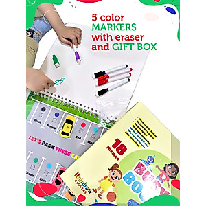 Busy Book Toddler Activities Book Preschool Toys Learning & Education Toys Montessori Toys for Toddlers Preschool Learning Activities Kindergarten Learning Activities Autism Sensory Toys