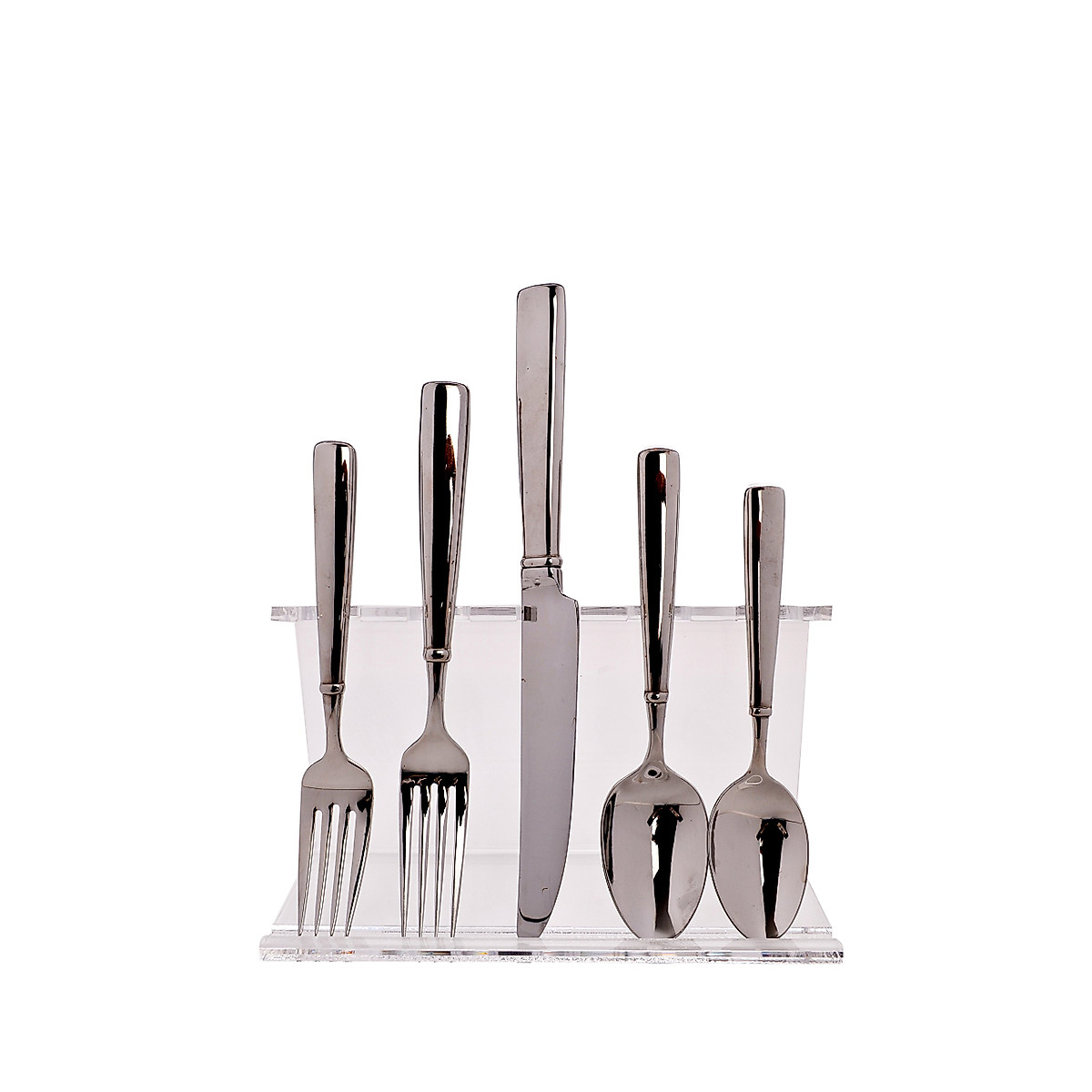 THB Products 5 Piece Silverware or Flatware Display Stand (Item #101444)