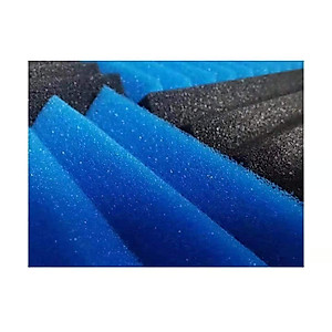 YDHTDLHC 52 Pack sound proof foam panels for walls studio equipment foam 12 ″; X12”；X1〃； Sound insulation cotton, suitable for churches, anchor rooms, karaoke halls, and home theaters (Black/Blue)