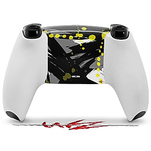 WraptorSkinz Skin Wrap compatible with Sony PS5 DualSense Controller Abstract 02 Yellow (CONTROLLER NOT INCLUDED)