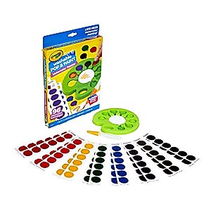 Crayola Watercolor Paint Set, Pop & Paint Palette, Washable Kids Paints, Gift