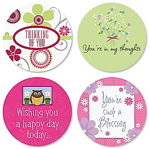 Thinking of You Seals - Set of 24, 1.5" Seals, Envelope Seals