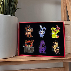 Youtooz Five Nights At Freddy's Pin Set, Collectors Box Includes 6 Pins By Youtooz FNAF Collection