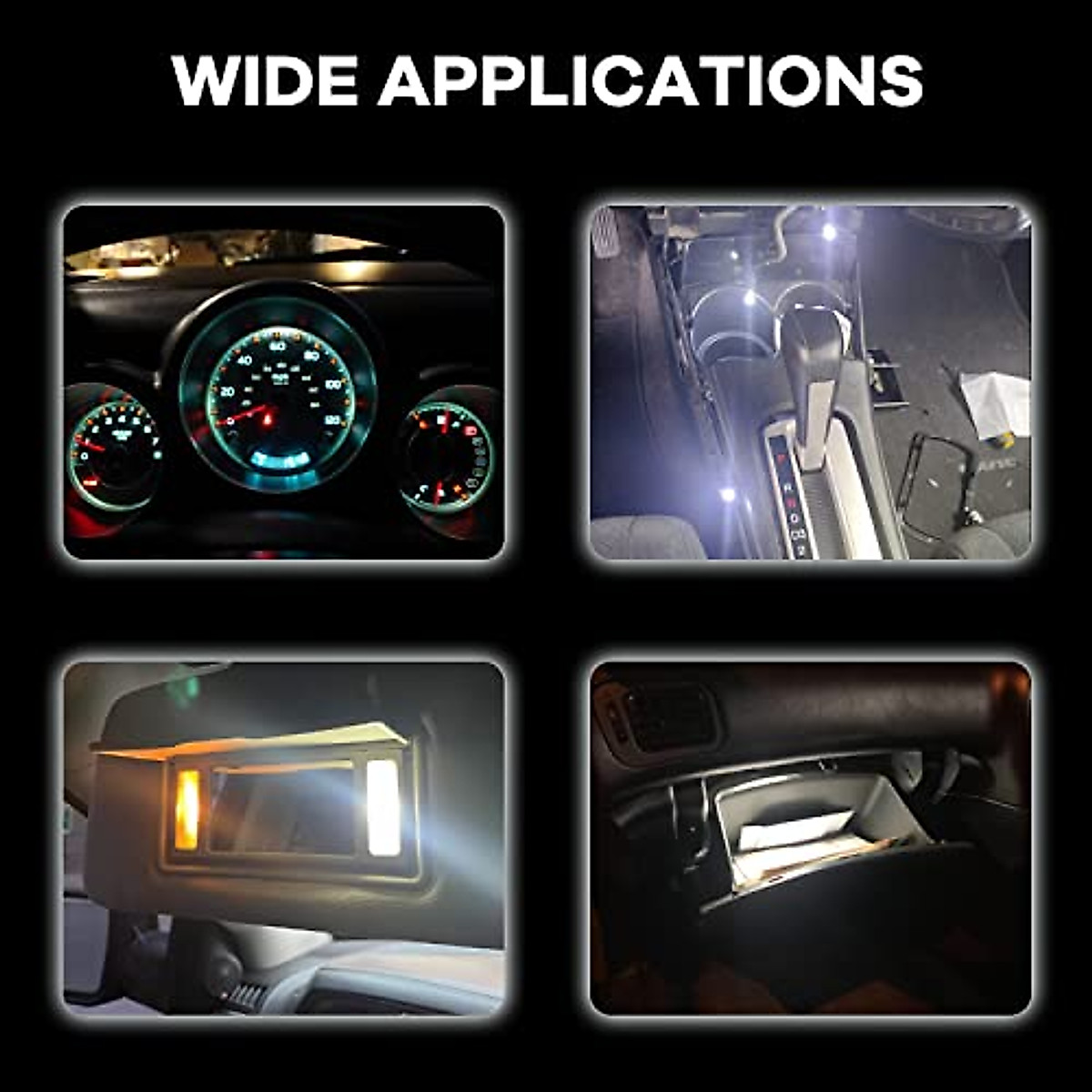 ALOPEE T5 Twist Lock Socket 2721 Wedge Base Socket for Auto Dashboard Instrument Panel Cluster Light Bulbs Socket DC 12V, Pack of 20