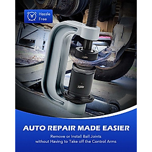 Orion Motor Tech Heavy Duty Ball Joint Press & U Joint Removal Tool Kit with 4x4 Adapters, for Most 2WD and 4WD Cars and Light Trucks