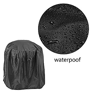 BBQ Cover, 30in Outdoor Waterproof Barbecue Protector Garden Patio Gas Grill Protector Weather Resistant Fade Resistant