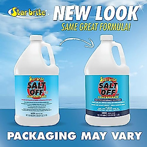 STAR BRITE Salt Off Concentrate - 1 Gallon - Ultimate Salt Remover Wash & Marine Engine Flush for Boats, Vehicles, Trailers, and More (093900N)
