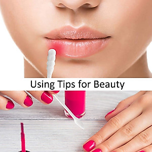 800 Pieces Cotton Swabs, Double Tipped Precision Tips Cotton Buds Spiral Head Multipurpose(4 Packs, 200 Pcs, 1 Pack)