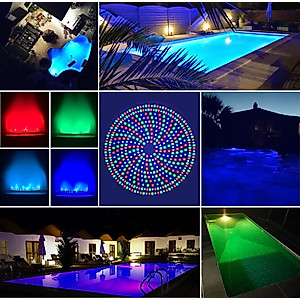 LED Pool Light Bulb for Inground Pool 120V 40W with Remote Control Color Memory Replacement for Pentair Hayward Pool Lights