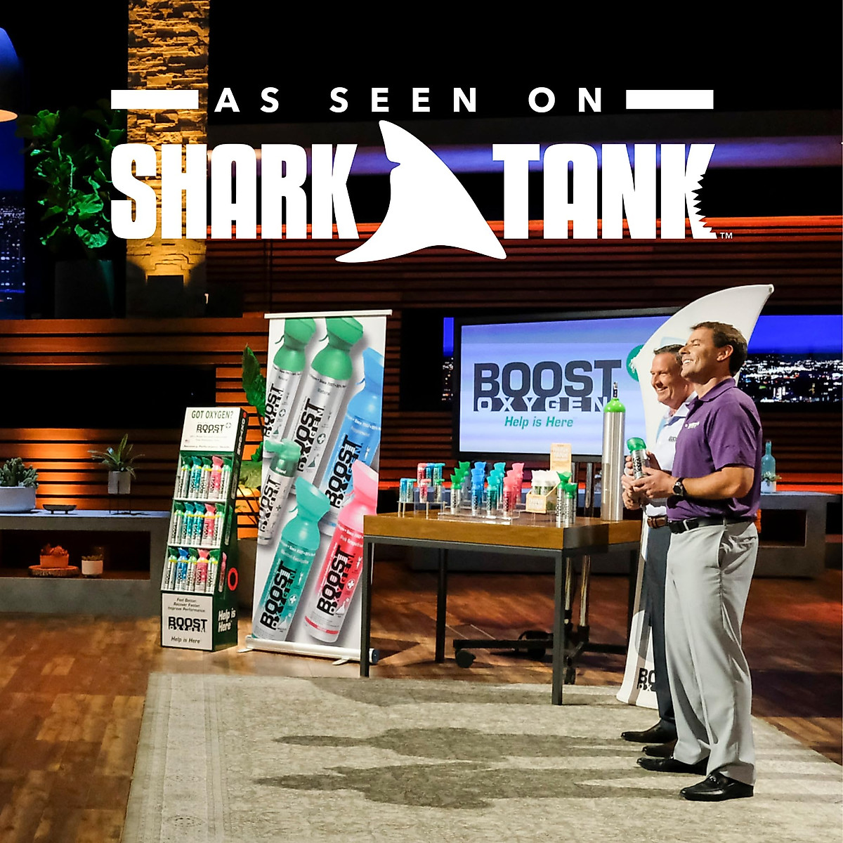 Boost Oxygen Large Natural 10L Canister | Respiratory Support for Aerobic Recovery, Altitude, Performance & Health (8 Pack)