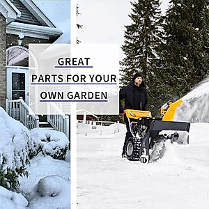 Gpartsden 6PK 710-0451 712-04063 Skid Shoe Bolts Nuts and Washers Kit for MTD Cub Cadet Yardman 784-5580 736-0242 712-04063 GW-37002 Snow Blower