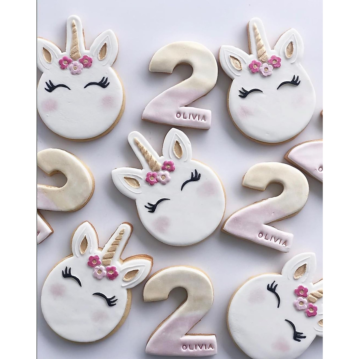 Unicorn Cookie Cutters,Stainless Steel Cutter for Unicorn Themed Party Baby Shower Wedding Birthday Party