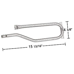 Dongftai SA336A (3-Pack) Stainless Steel Tube Burner Replacement for Nexgrill 720-0336, 720-0337, 720-0511, 720-0512, 720-0584A, 720-0586A, 730-0337, 730-0339, Jenn Air 720-0339, 720-0511