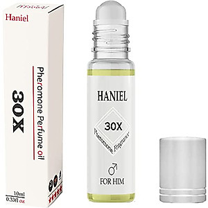 Haniel Roll on Aromatic Aquatic Perfume For Men Pheromone Attraction Formula, Pheromone Cologne for Men, Pheromones for Men, Feromonas Para Atraer Mujer, Amazing Scent Improve Charm