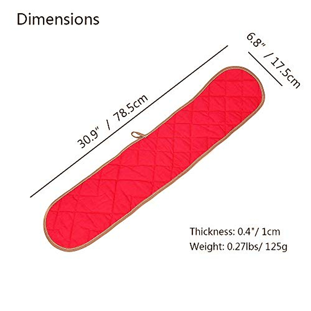 DoMii Extra Long Potholder Gloves Cotton Stripe Quilted Double Oven Mitts for Baking and Cooking 30.9" x 6.8"