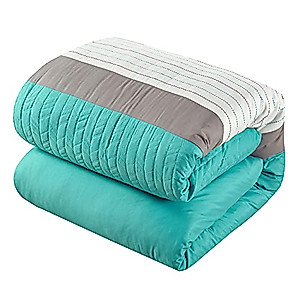 Chic Home Vixen 24 Piece Comforter Set, Queen, Turquoise