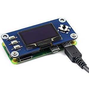 1.3inch 128x64 OLED Display HAT for Raspberry Pi 4 3 Jetson Nano SPI/I2C Interface with Embedded Controller @XYGStudy