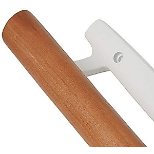 Prime-Line C 1316 Patio Door Handle Set, 3-15/16 In., Diecast, Wood Pull, White, Mortise, Keyed (Single Pack)