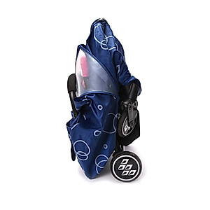 Wonder Living Stroller Rain Cover, Universal Stroller Weather Shield, Waterproof, Windproof Protection, Protect from Dust Snow (Blue)