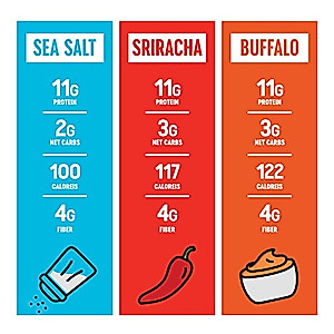 The Only Bean Crunchy Roasted Edamame - Healthy Snacks for Adults and Kids (Variety Pack) Low Calorie & Carb Keto Snack Food, Vegan Gluten Free High Protein Office Snack (11g), 0.9oz 24 pack