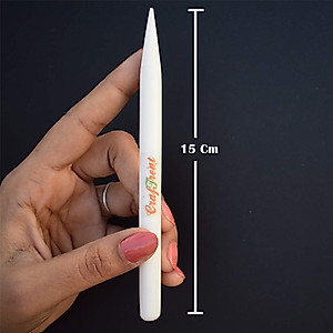 CrafTreat Teflon Pencil Bone Folder and Scoring Tool - Paper Creasing Tool - Paper Scorer for Paper Crafting, Origami, Bookbinding, Scrapbooking - Smooth, Non Stick,Ergonomic Craft Tools