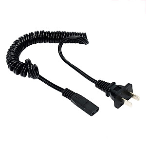 Shaver Charger Cord Adapter Charger Universal 2 Pin Shaver Power Lead for Norelc o Remingto n Grundi g Brau n Coile d