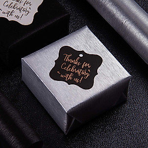 WRAPAHOLIC Wrapping Paper Roll - Silver with Metallic Shine for Birthday, Holiday, Wedding, Baby Shower - 30 inch x 16.5 feet