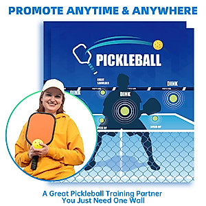 Dink Master Pickleball Practice Board-Wall Pickleball Rebounder Training Aid-Quickly Practice Your Forehand,Dink Shot and Volley and Improve Your Pickleball Game-2.7ft*2.4ft