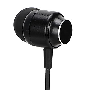 Dilwe Neckband Headphones, Headset Neck Mounted Wireless Headset Neckband Sports Headset Noise Reduction Earplugs with Microphone (Black)