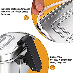 AOHEA Stainless Steel Bento Lunch Box for Kids: BPA FREE Bento Box 1200ml Leak Proof Lunch Box 304 Stainless Steel Kids Bento Box Metal Lunch Box for Kids and Adults