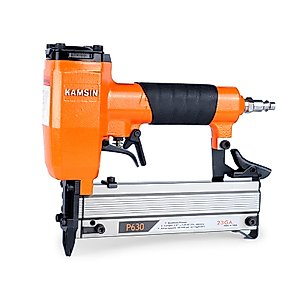 P630 Pneumatic 23 Gauge Pin Nailer Accepts 3/8" to 1-3/16" Pin Nails, Headless Pin Nail Gun with Trigger Safety, Micro Pinner Gun for Assembly and Woodworking Projects