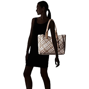 Calvin Klein Alysha Novelty Tote, Taupe Multi