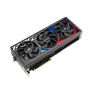 ASUS ROG Strix GeForce RTX 4090 Gaming Graphics Card (PCIe 4.0, 24GB GDDR6X, HDMI 2.1a, DisplayPort 1.4a, DLSS3 Support, Supports 4K)