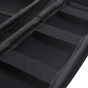 Cosmos Black Color EVA Hard Shell Stylus Pen Pencil Case Holder Compatible with Apple Pencil, Wacom Stylus Executive Fountain Pen, Ballpoint Pen, Stylus Touch Pen