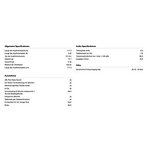 JBL T110 in Ear Headphones White