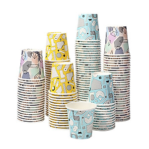 Lamosi 300 Pack 3 oz Disposable Bathroom Cups, 3oz Paper Cups for Bathroom, Mouthwash Cups, Mini Paper Cups for Parties, Picnics, Barbecues, Travel and Events