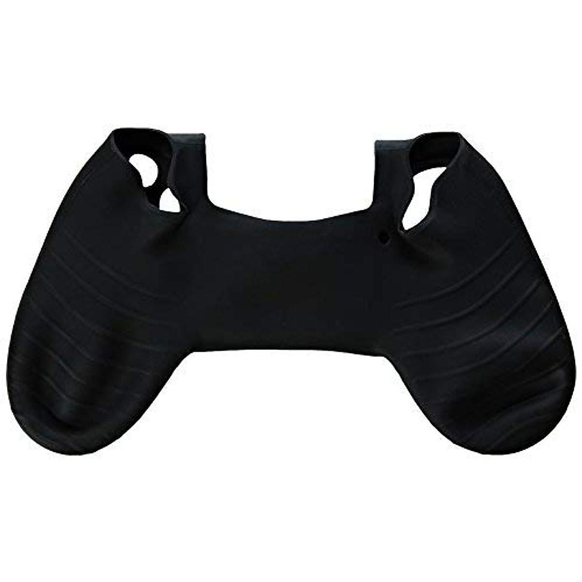 Assecure Pro Black Soft Silicone Skin Grip Protective Cover for Sony PS4 Cont.