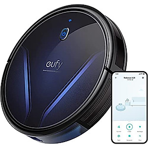 eufy by Anker, RoboVac G20, 2500 Pa Strong Suction, Dynamic Navigation, Voice Control, Ultra-Slim, App, Robot Vacuum, Compatible with Alexa, Ideal for Hard Floors and Pet Hair