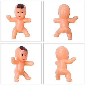 sansheng 200pcs1 Mini Plastic Baby Party Preference Baby Shower, Ice Games, Baby Game Decoration Party