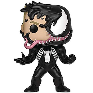 POP Marvel: Venom - Venomized Eddie Brock Funko Pop! Vinyl Figure (Bundled with Compatible Pop Box Protector Case), Multicolor, 3.75 inches