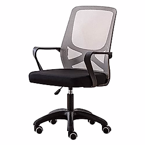 MayNuo Chair Ergonomic Computer Chair Lift Swivel Chair Office Chair Mesh Seat Pedal Positive Posture Chair Game Chair/Gray