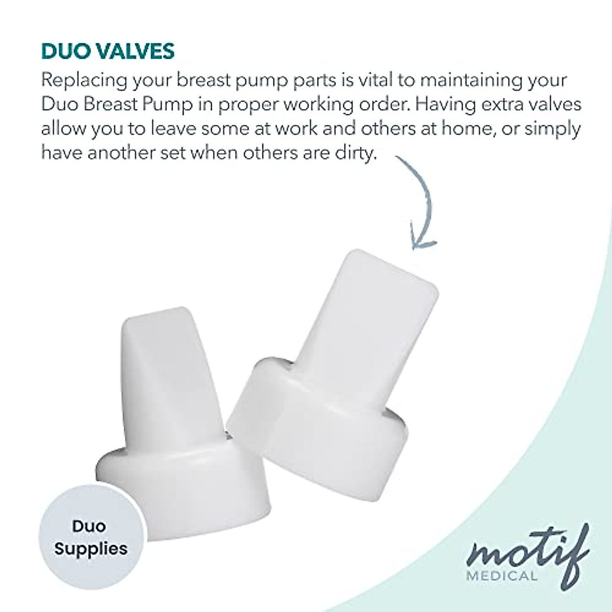 Motif Duo Valves, Replacement Parts for Breast Pump