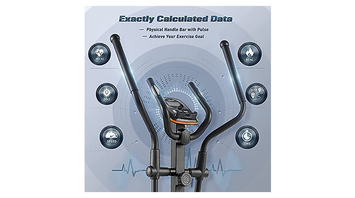 Niceday Elliptical Machine | Quiet Cross Trainer with 16 Resistance Levels
