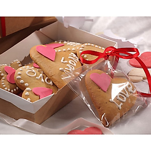 Morepack Clear Self Sealing Cellophane Bags,4x6 Inches 200 Pcs Cookie Bags Resealable Cellophane Bag for Packaging Cookies,Gifts,Favors, Products,Candy