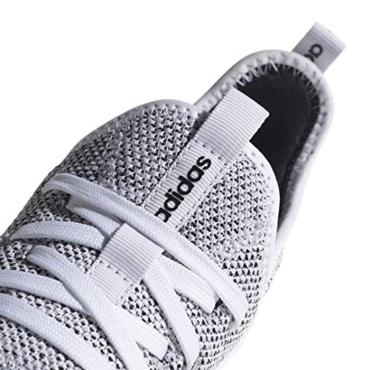 adidas Women's Cloudfoam Pure Running Shoe, White/White/Black, 5