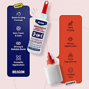 Beacon 3-in-1 Advanced Crafting Glue, 4-Ounce, 1-Pack