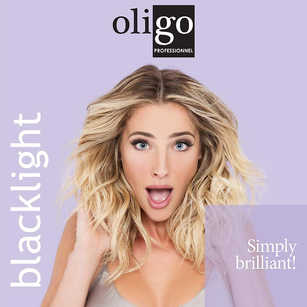 Oligo Professionnel - Blacklight Nourishing Shampoo & Conditionner for blondes - Sulfate-Free - Vegan - For color treated hair- Hydrating formula with Argan oil - 8.5 oz DUO BUNDLE
