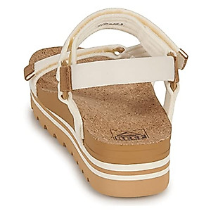 Reef Women's Cushion Rem Hi Sandal, Whisper White, 8
