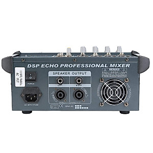 TC-Home Power Mixer Professional 4 Channel with USB Bluetooth 180W RMS 110V